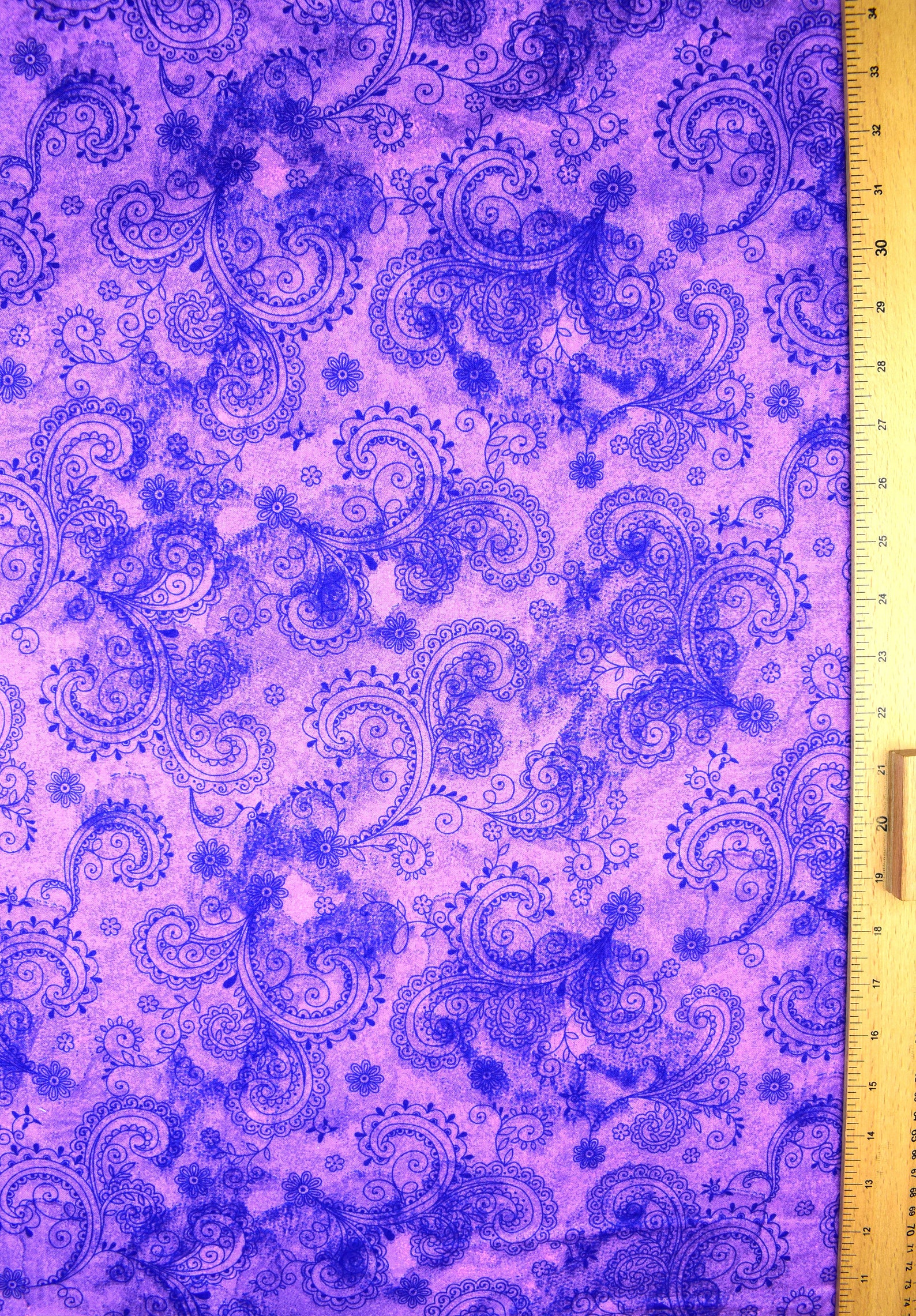Lilac Paisley Extra Wide Backing Fabric Cotton Quilting - Etsy