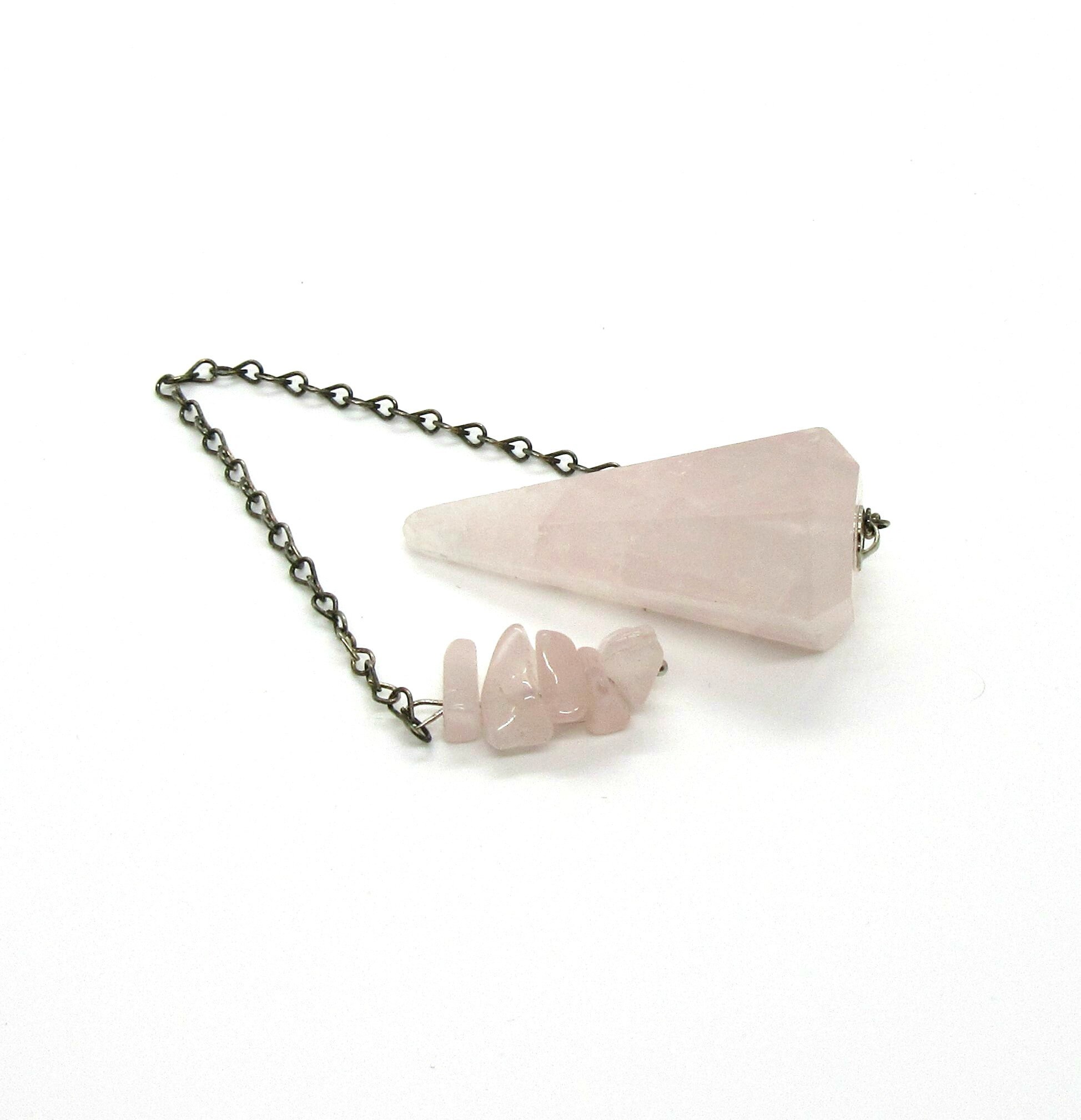 Pendulums Gemstone: Rose Quartz Large 4.5cms X 2cms Gemstone - Etsy