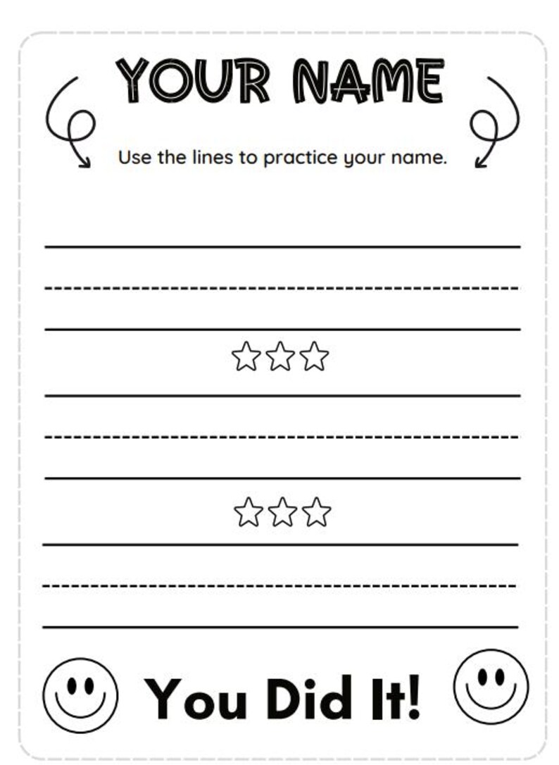 Printable Tracing Worksheets: Alphabet, Numbers, Shapes (PDF Download ...