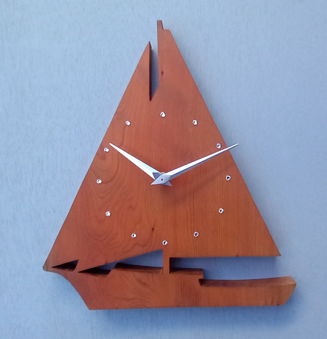 Sailing Boat Clock Yacht Clock Handmade to the Highest Standard ...