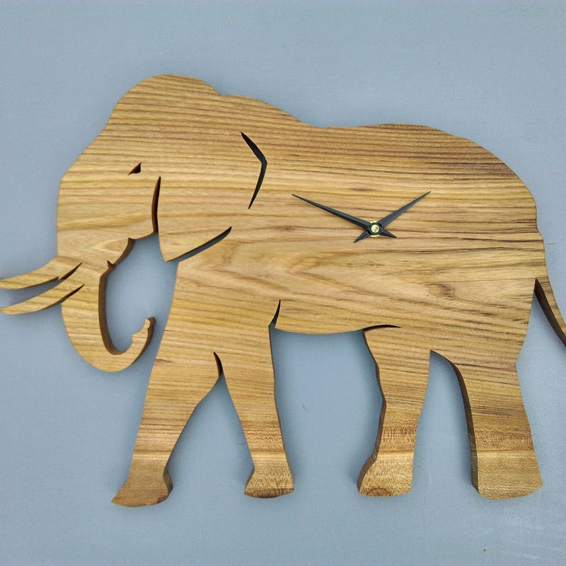 Elephant Clock - Etsy