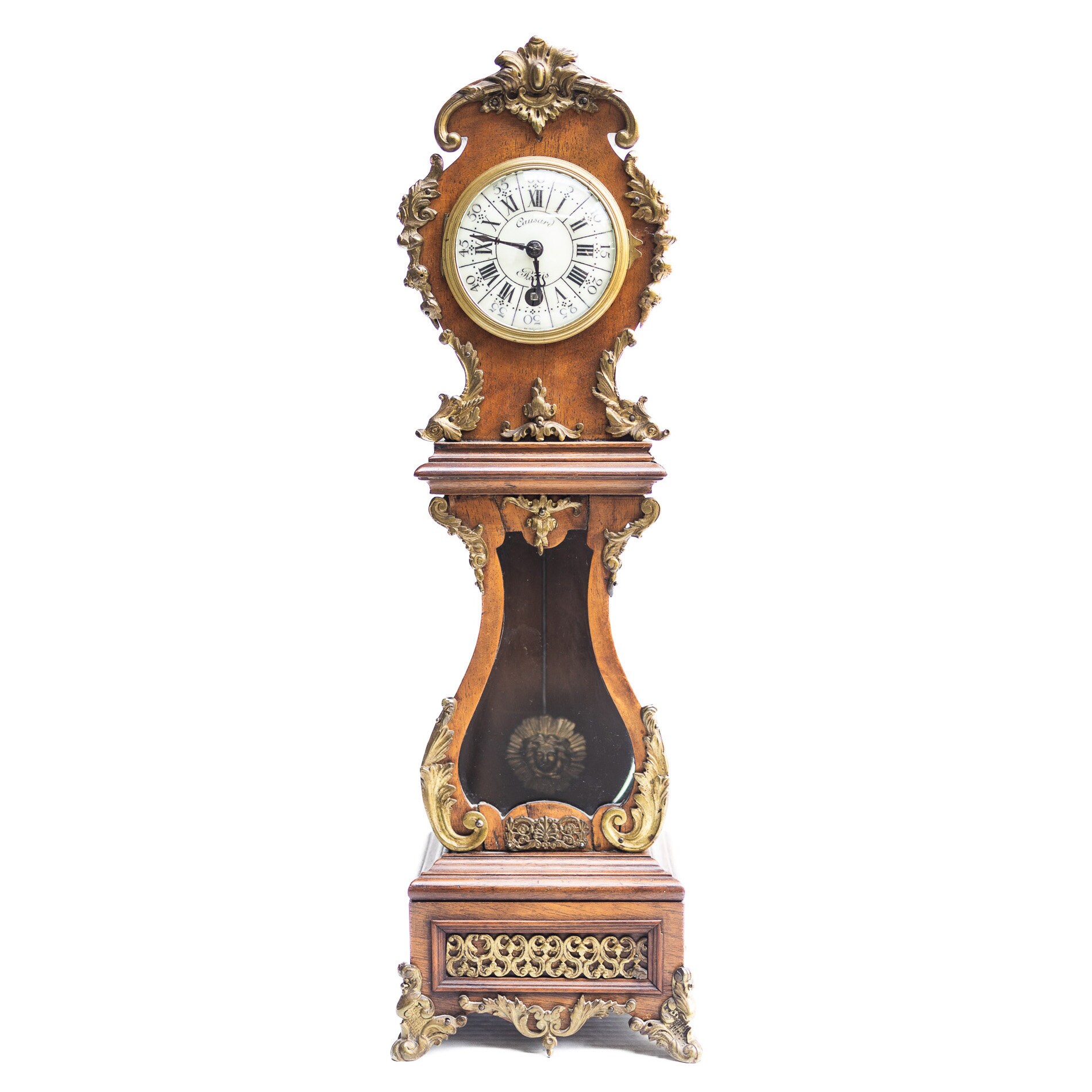 Rare 18th Century French Dwarf Tall Case Clock (grandfather Clock ...