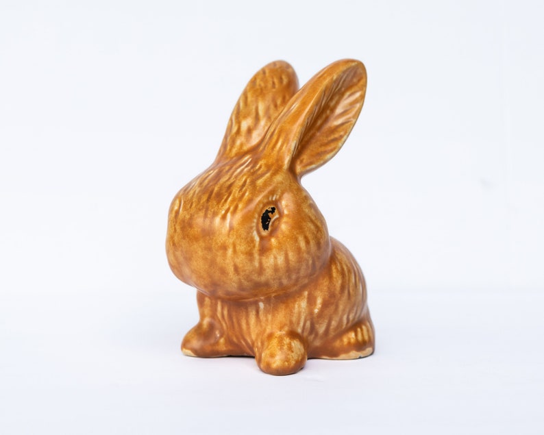 Vintage Avon Ware Ceramic Rabbit - Orange - Etsy