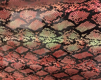 Snake print fabric | Etsy