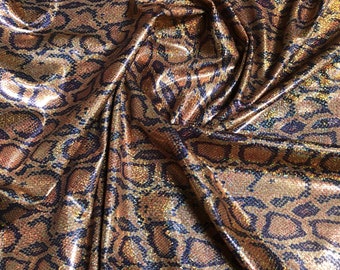 Snake print fabric | Etsy