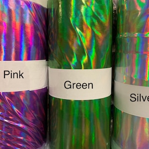New Iridescent Heavy Mirror Vinyl 4way Stretch 58/60" Sold by the YD ...
