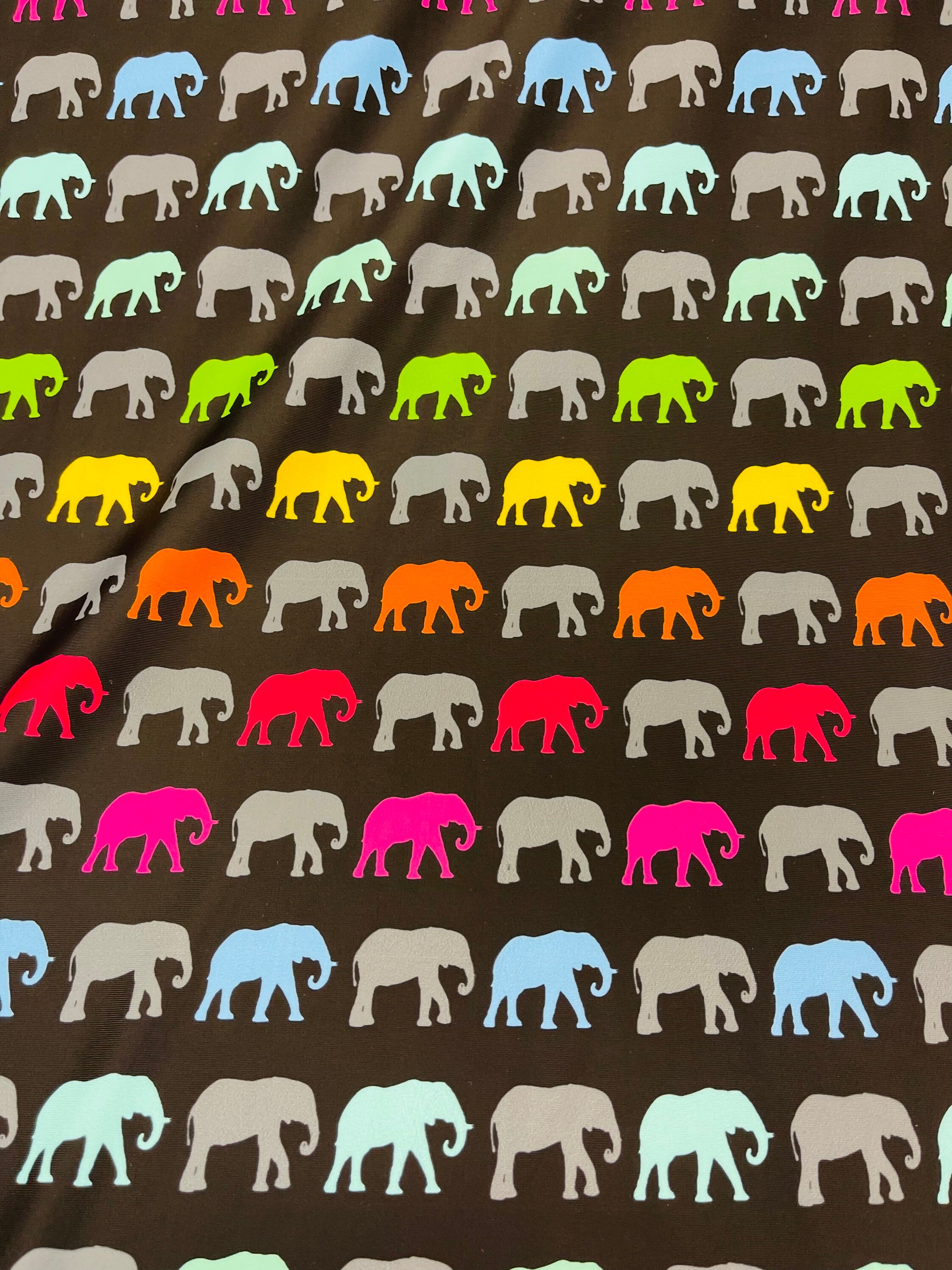 New Exotic Elephant design print on best quality of Nylon | Etsy