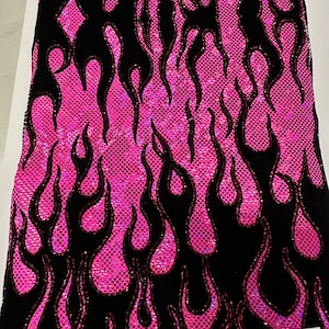 Ghost Rider Flames Design Hologram Shattered Glass With Flocking ...