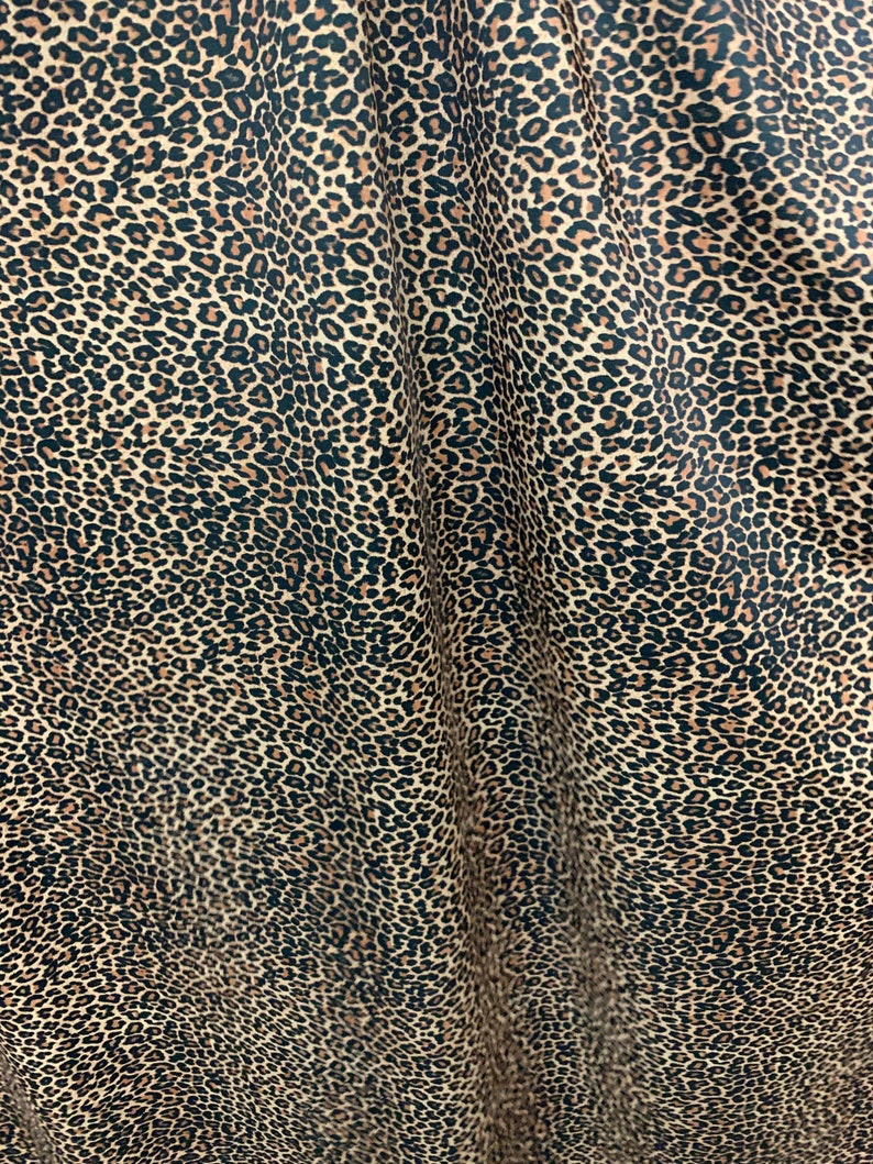 New Leopard Design Small Size Print on Nylon Spandex 4-way 58/60" Sold ...