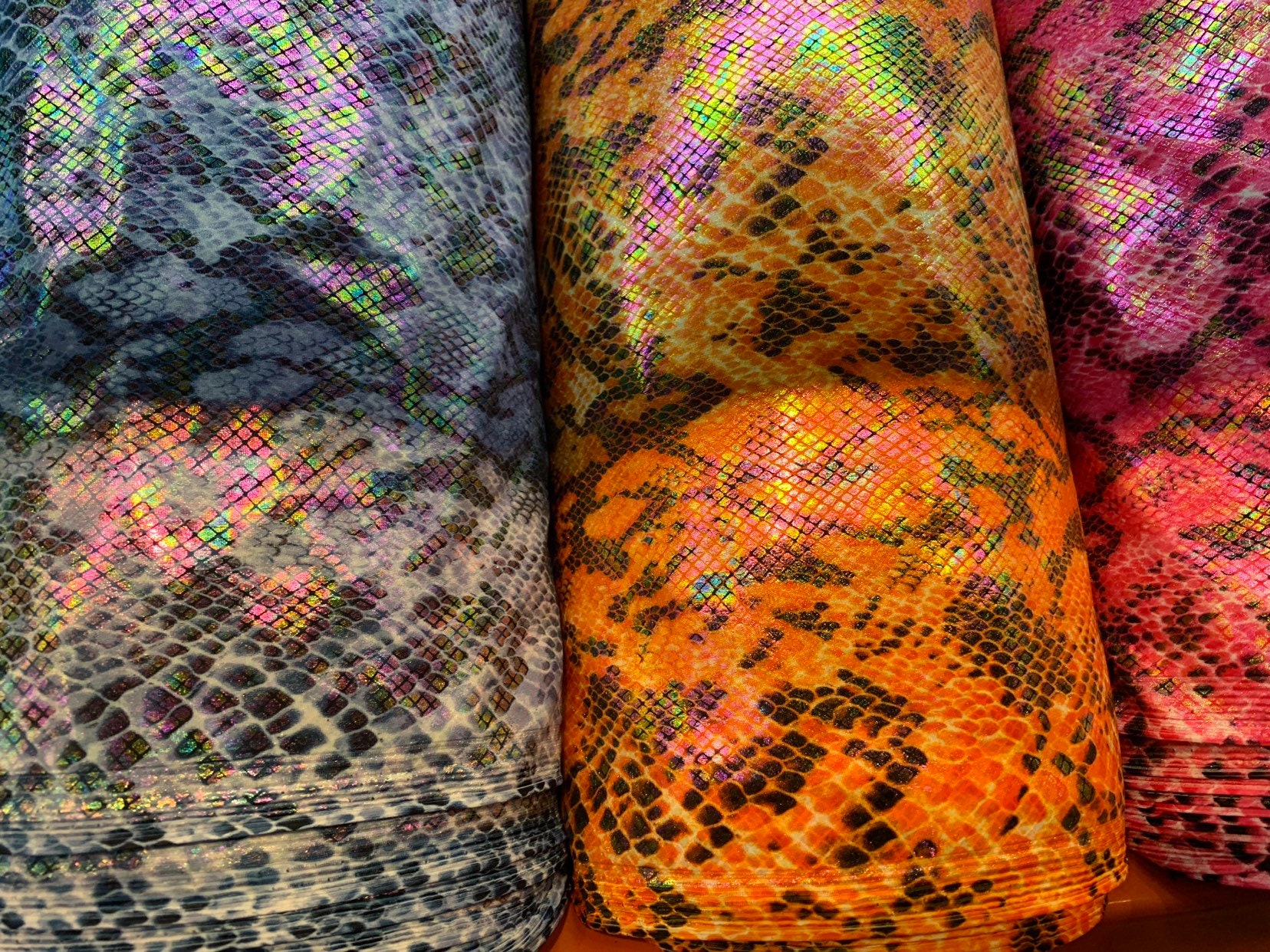 New Iridescent Cobra Snake Design With Holo Ilusión Foil All | Etsy