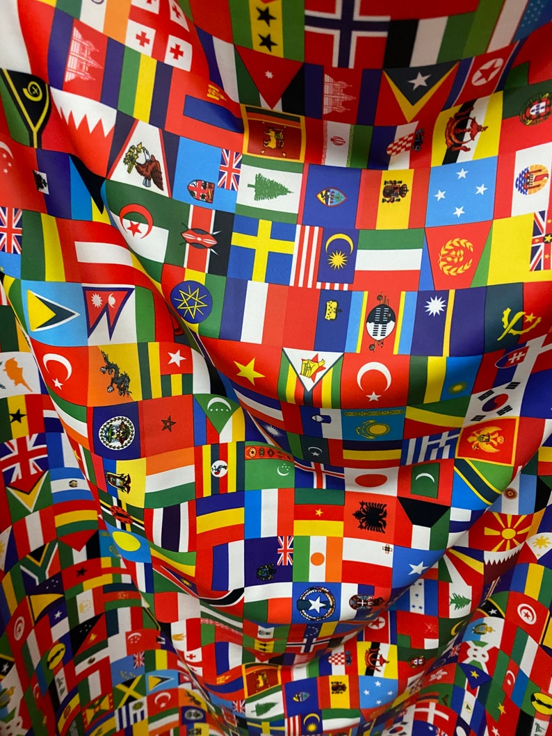 Internacional Multi Flags Design Print on Best Quality of | Etsy