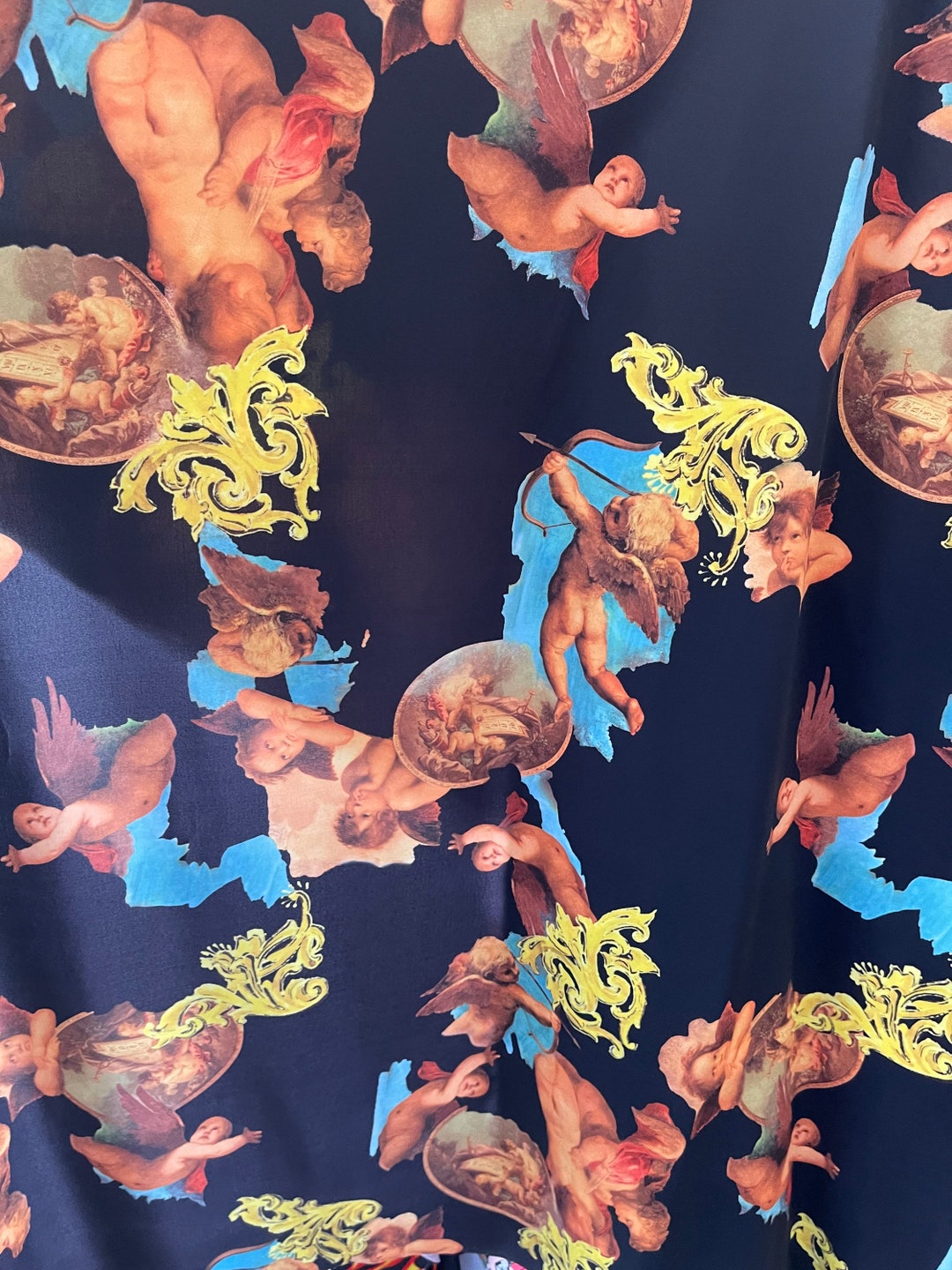 New Divine Angels Design Print on Best Quality of Nylon Spandex 4-way ...