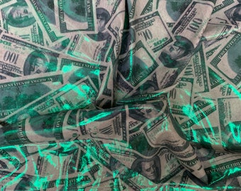 Holographic Money Print mixed Bills With Purple Shiny Dots - Etsy