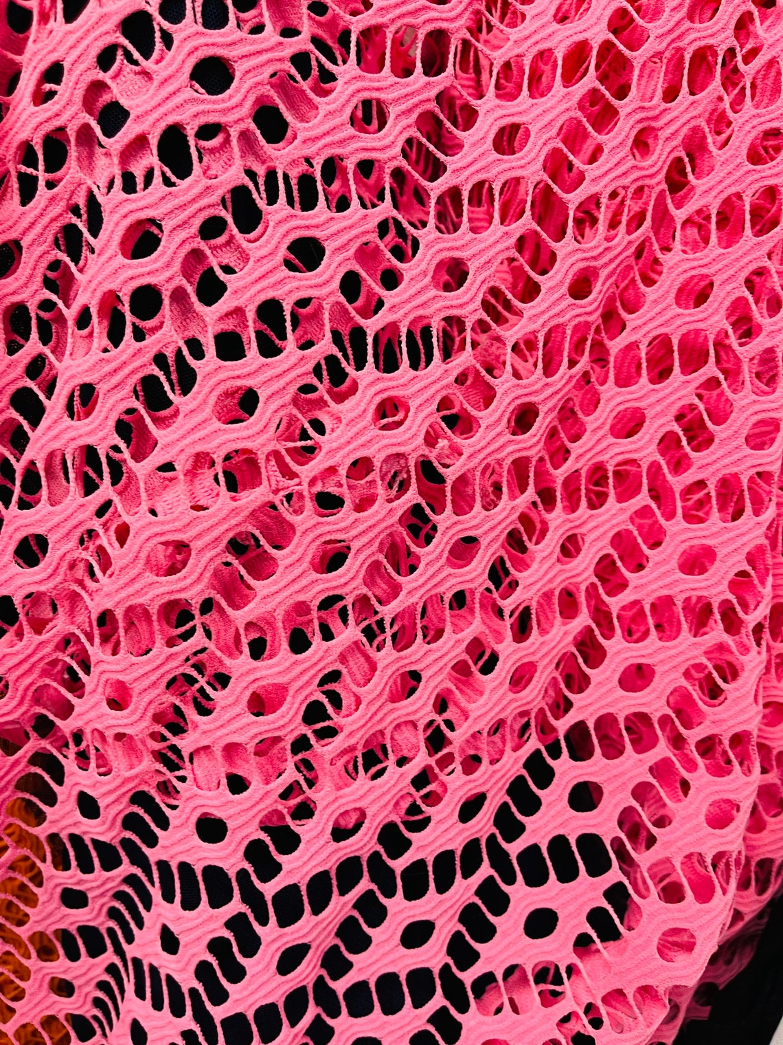 New Modern Spider mesh nylon spandex 4-way stretch 58/60 Sold | Etsy