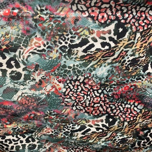 New Exotic Animal Print Design Great Quality of Nylon Spandex 4-way ...