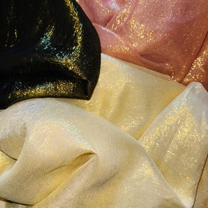 Silk Metallic Chiffon Multi Colors 2way Stretch 44/45" Sold by the YD ...