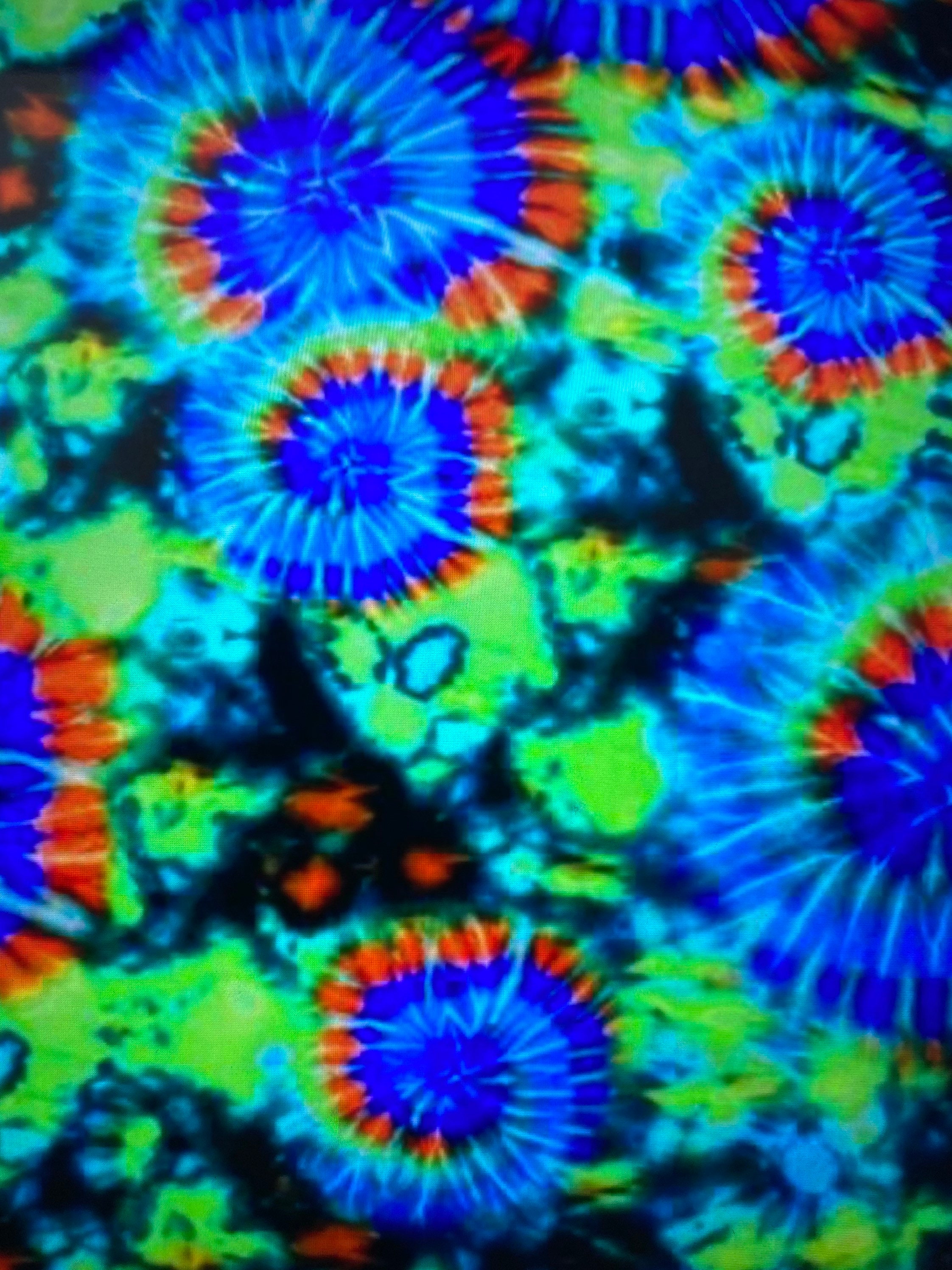 New Tie Dye Abstract Design Print on Best Quality of Nylon - Etsy