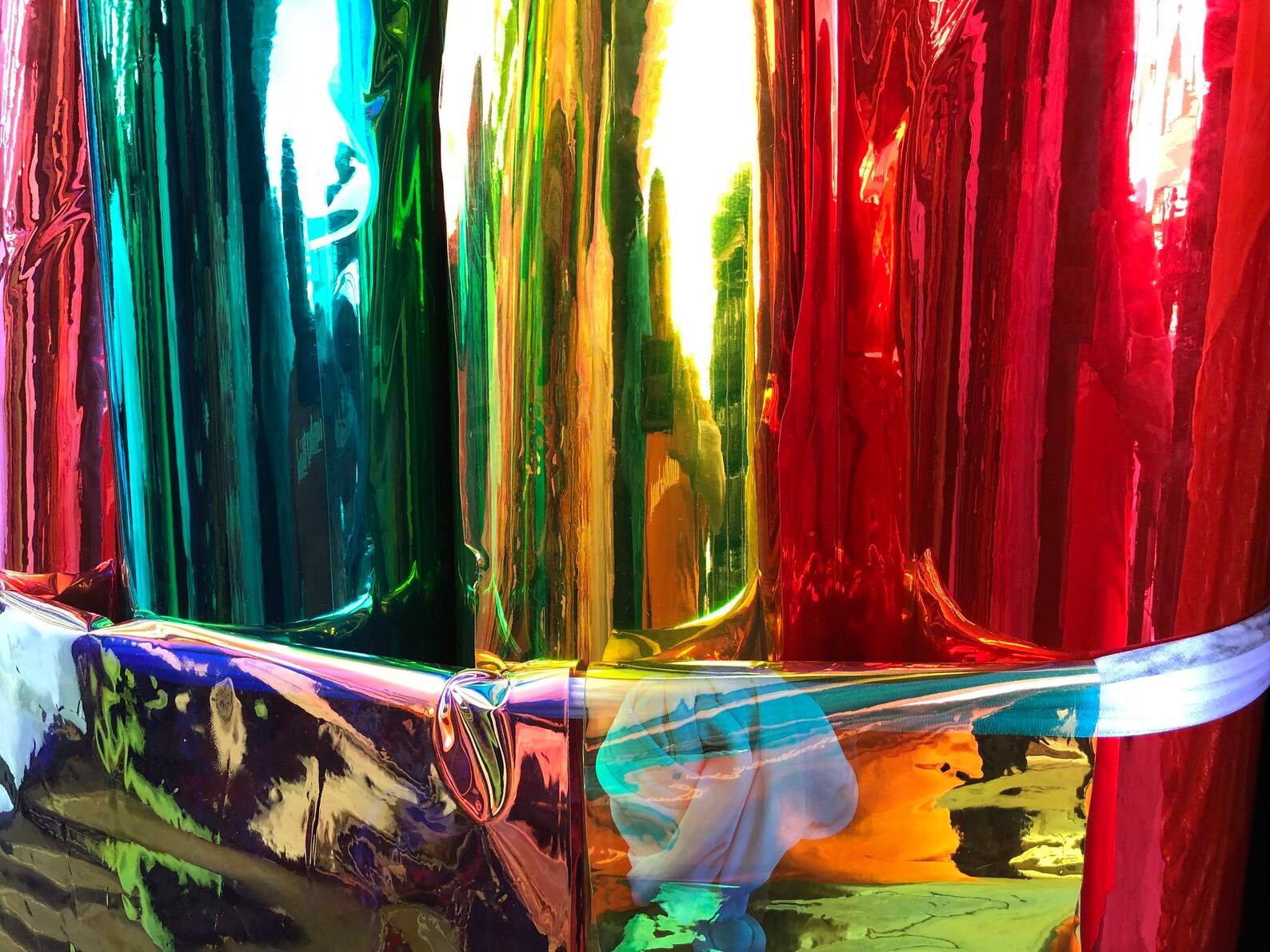 Iridescent Clear/reflective/new Illusion Non-stretch Vinyl - Etsy