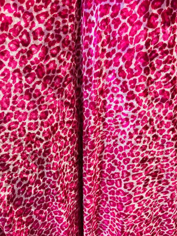 New Exotic Cheetah Design Pink Color Print on Great Quality of - Etsy