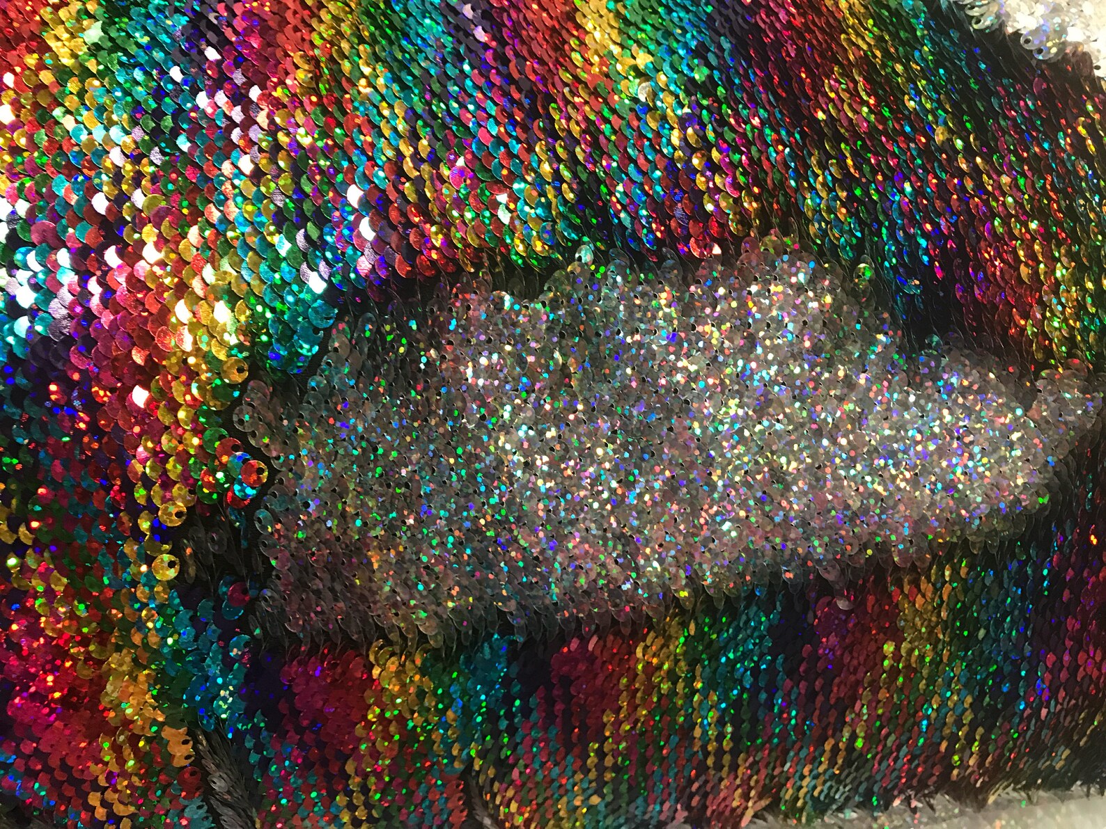 New Flip up Sequins Diamond Design Multicolor 2tone Reversible - Etsy