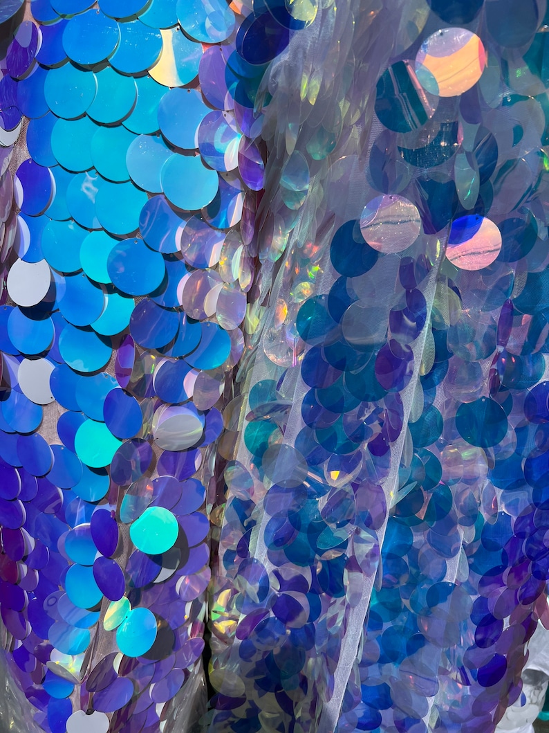 New Jumbo Paillette Sequins Design Iridescent and Shiny Big - Etsy