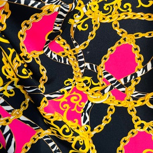 New Brand Fashion Chain Design Print on Great Quality of Nylon - Etsy