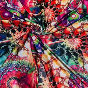 New Avatar Design Hologram Metallic Nylon Spandex 4-way Stretch High ...