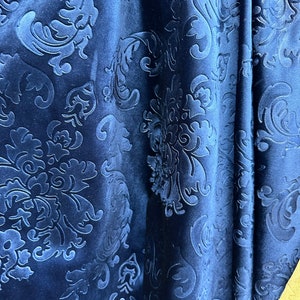 Italian Design Embossed Luxury Velvet Non Stretch High Quality Fabric ...