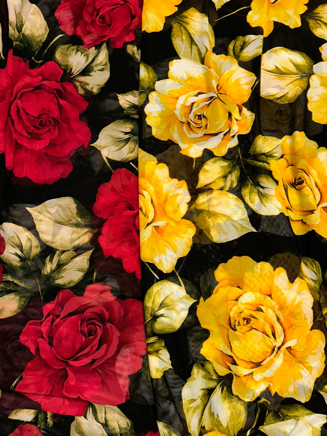 New Flower Design Print on Great Quality of Nylon Mesh 4-way Stretch 58 ...