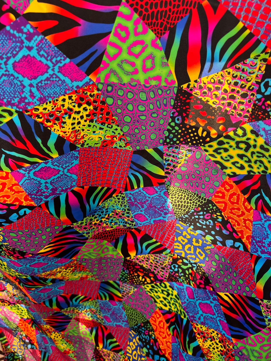 Exotic Safari Design Multi Animal Print on Best Quality of Nylon ...