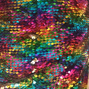 New Flip up Sequins Diamond Design Multicolor 2tone Reversible Sequins ...