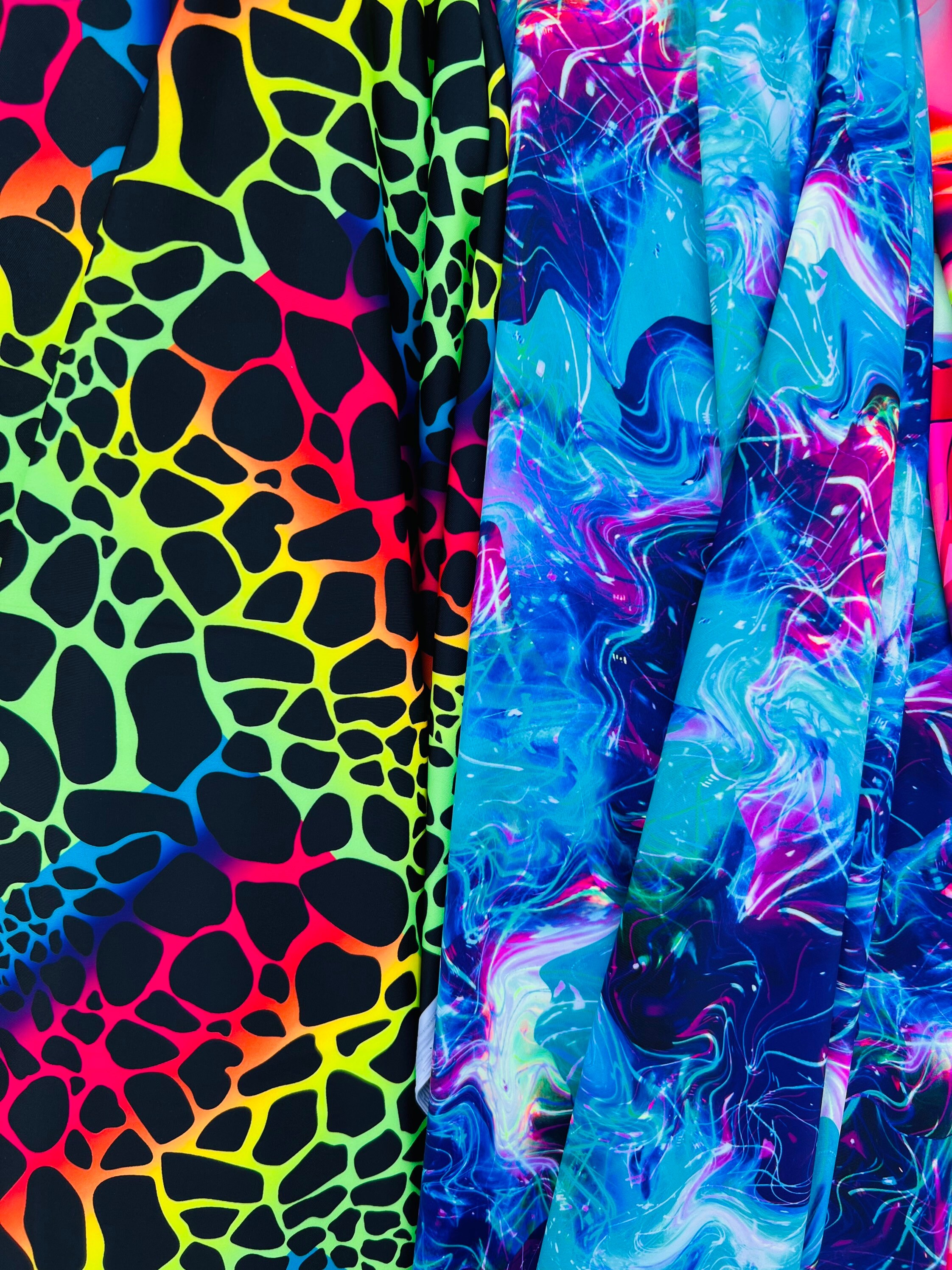 New Modern Designs Multi Prints on Best Quality of Nylon Spandex 4-way ...
