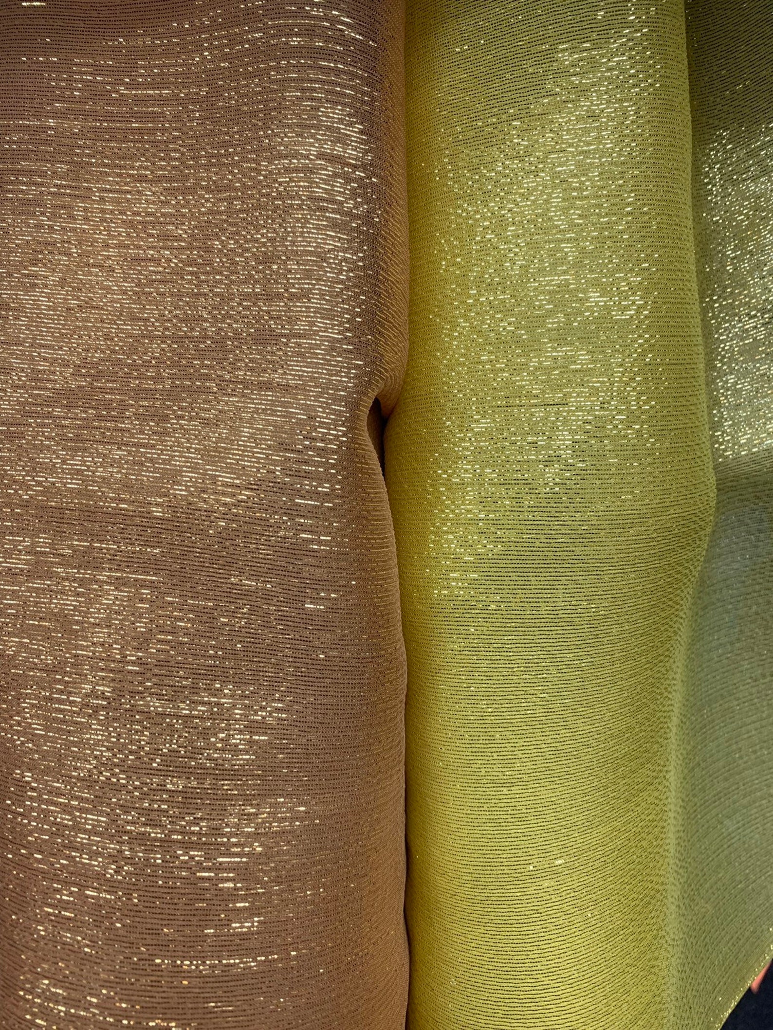 Silk Metallic Chiffon 2way Stretch 44/45 Sold by the YD. - Etsy