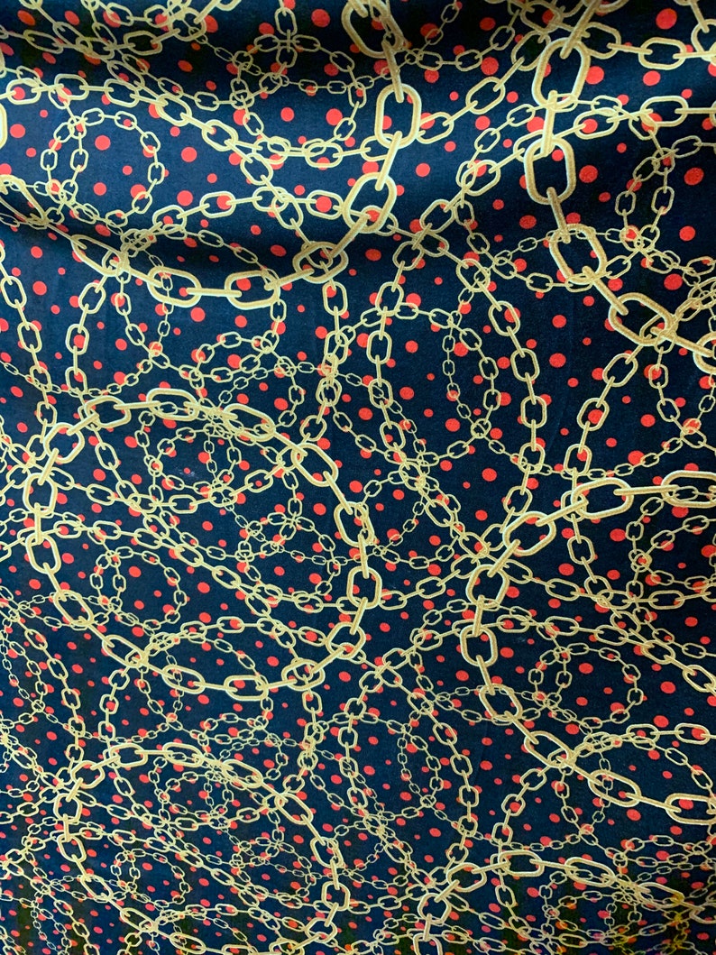 New Luxury Velvet With Chain & Dots Design Black/gold Chains - Etsy