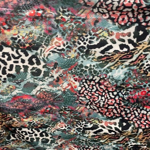 New Exotic Animal Print Design Great Quality of Nylon Spandex 4-way ...