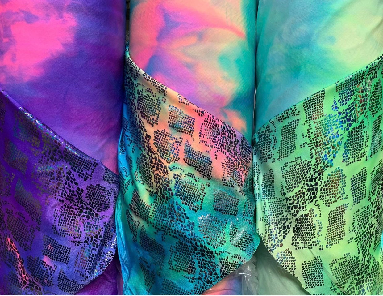 Anaconda design exotic snake skin holothin foil best quality | Etsy