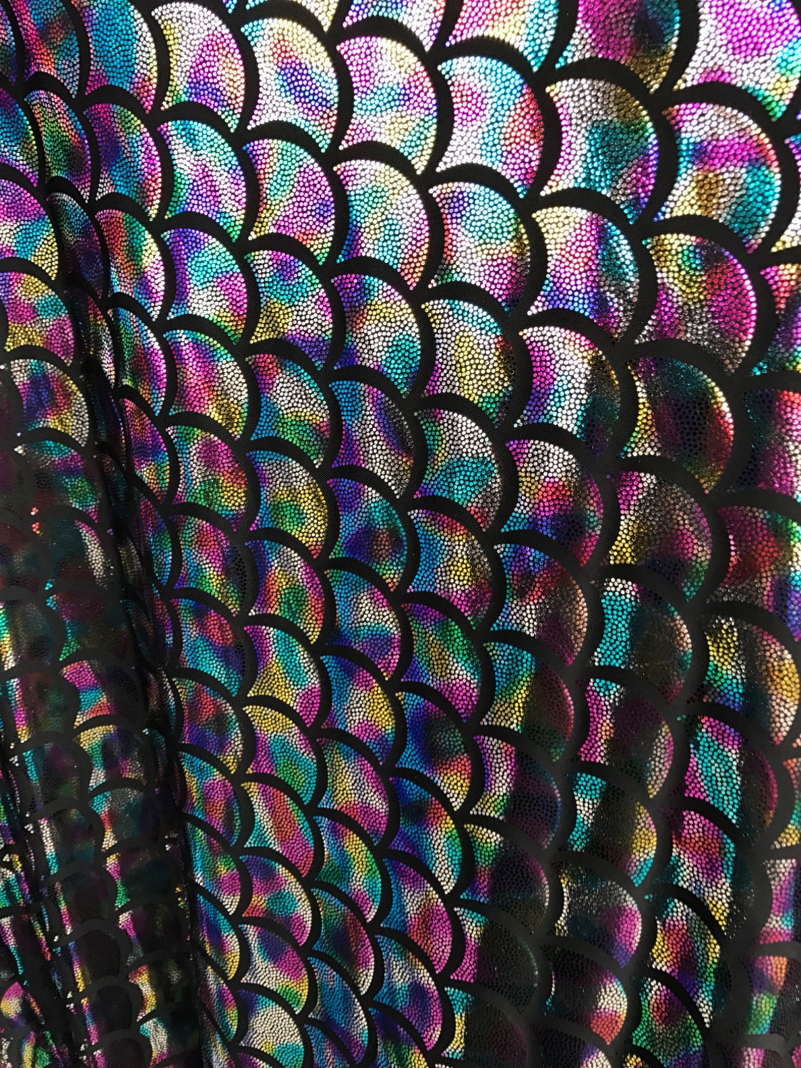 Mermaid Spandex Jumbo Size Fish Scales 60" 4 Way Strech. - Etsy