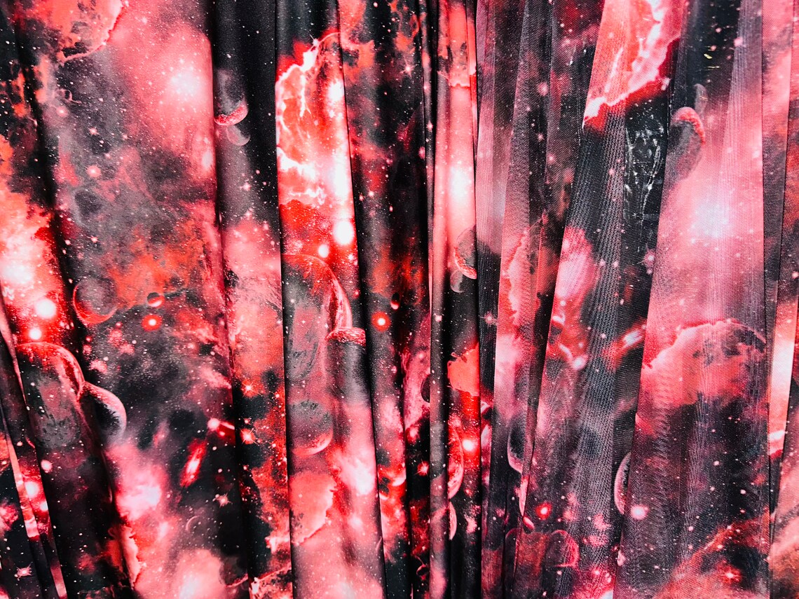 Galaxy Luxury Design Print on Great Quality of Nylon Spandex and Power ...