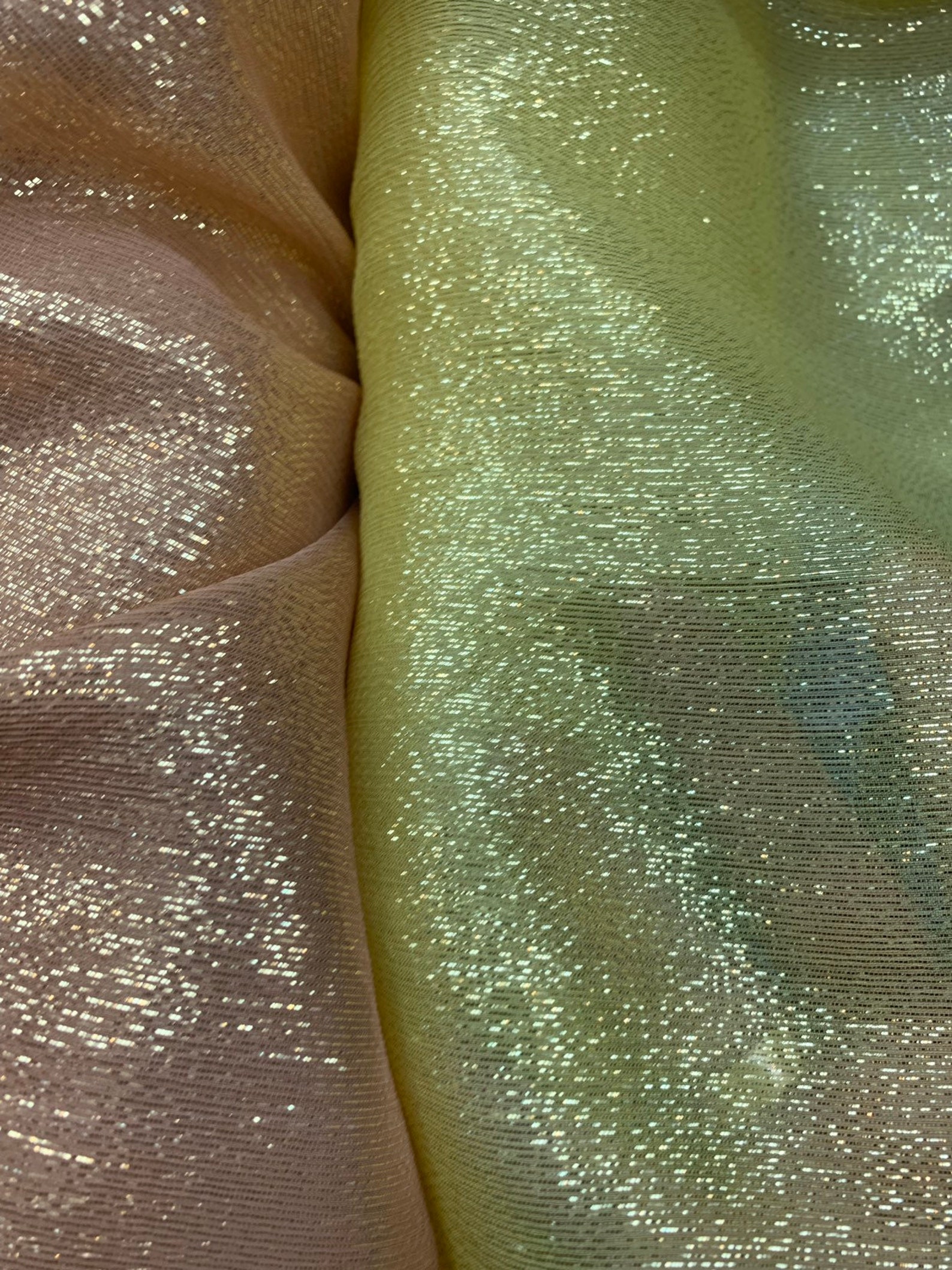Silk Metallic Chiffon 2way Stretch 44/45 Sold by the YD. - Etsy