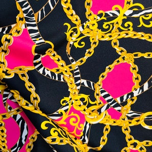 New Brand Fashion Chain Design Print on Great Quality of Nylon - Etsy