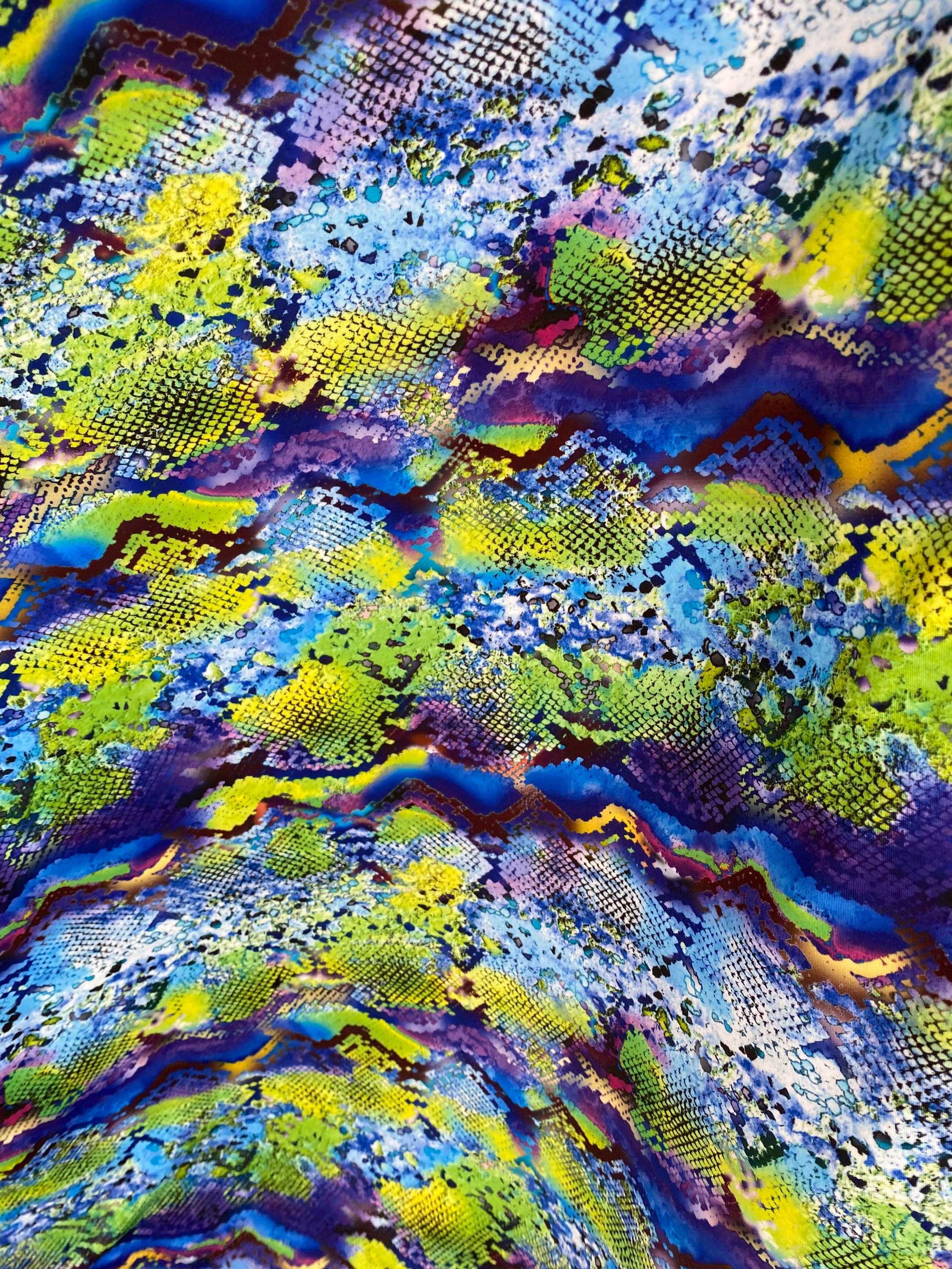 Python Serpent Design Multicolor Print on Best Quality of | Etsy