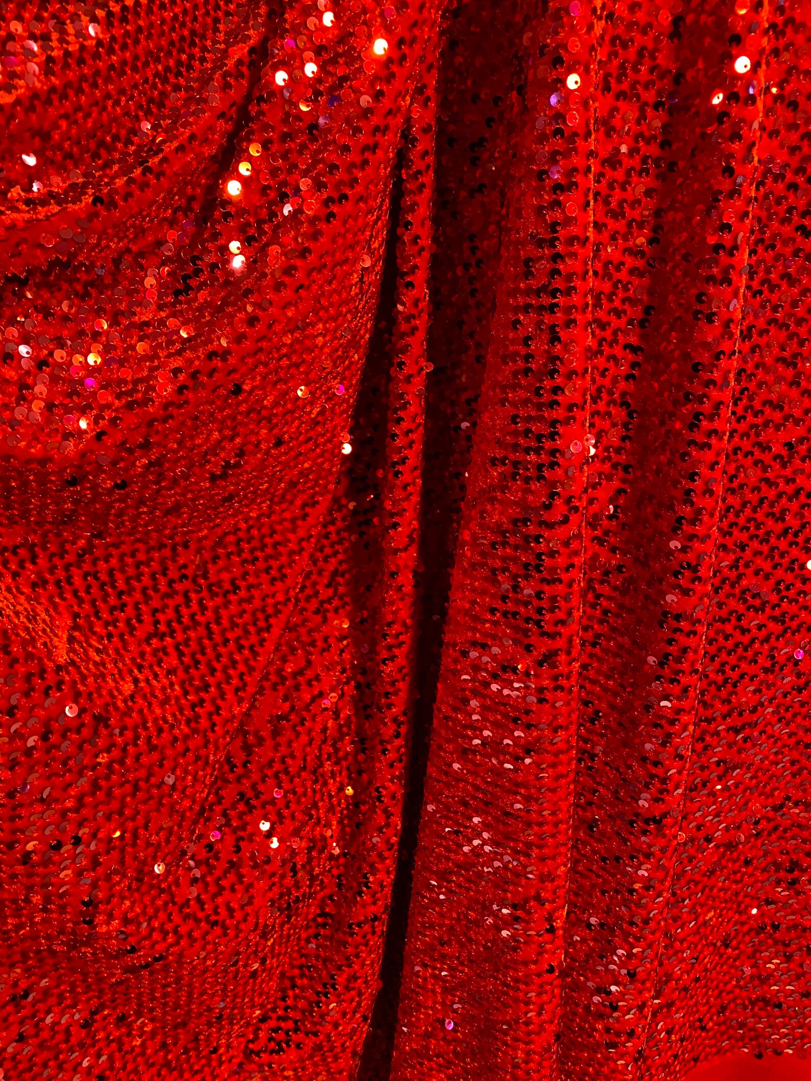 New Stretch Velvet With Luxury Hanging Sequins All Over 5mm - Etsy