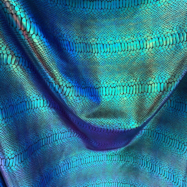 Spandex Green Snake Fabric - Etsy