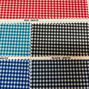 Gingham Design Small Size Printed on Best Quality of Nylon Spandex 4 ...