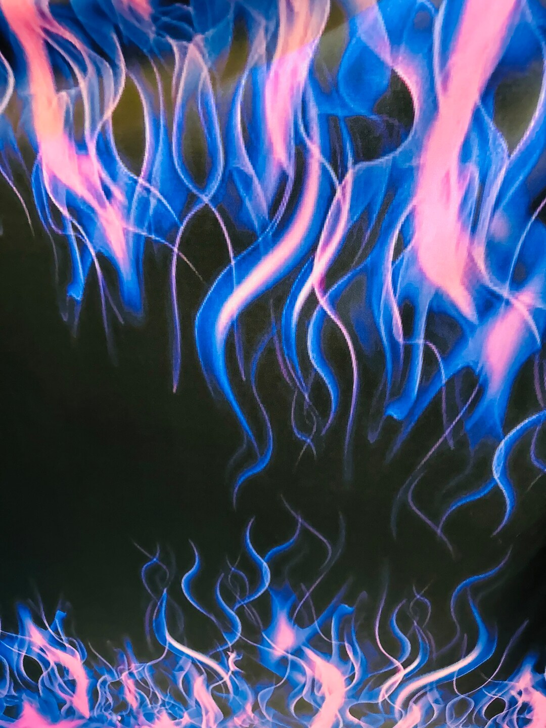 New Fantastic Flames Design Print on Great Quality of Nylon Spandex 4 ...