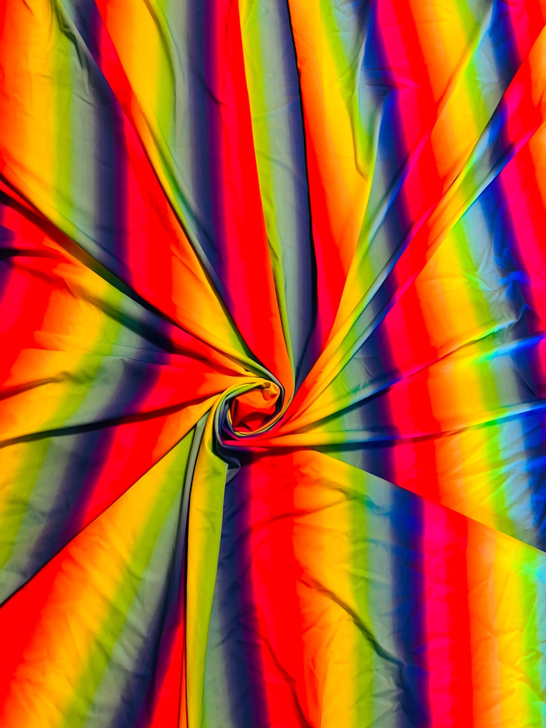 Rainbow Design New Vivid Rainbow Print on Best Quality of Nylon Spandex ...