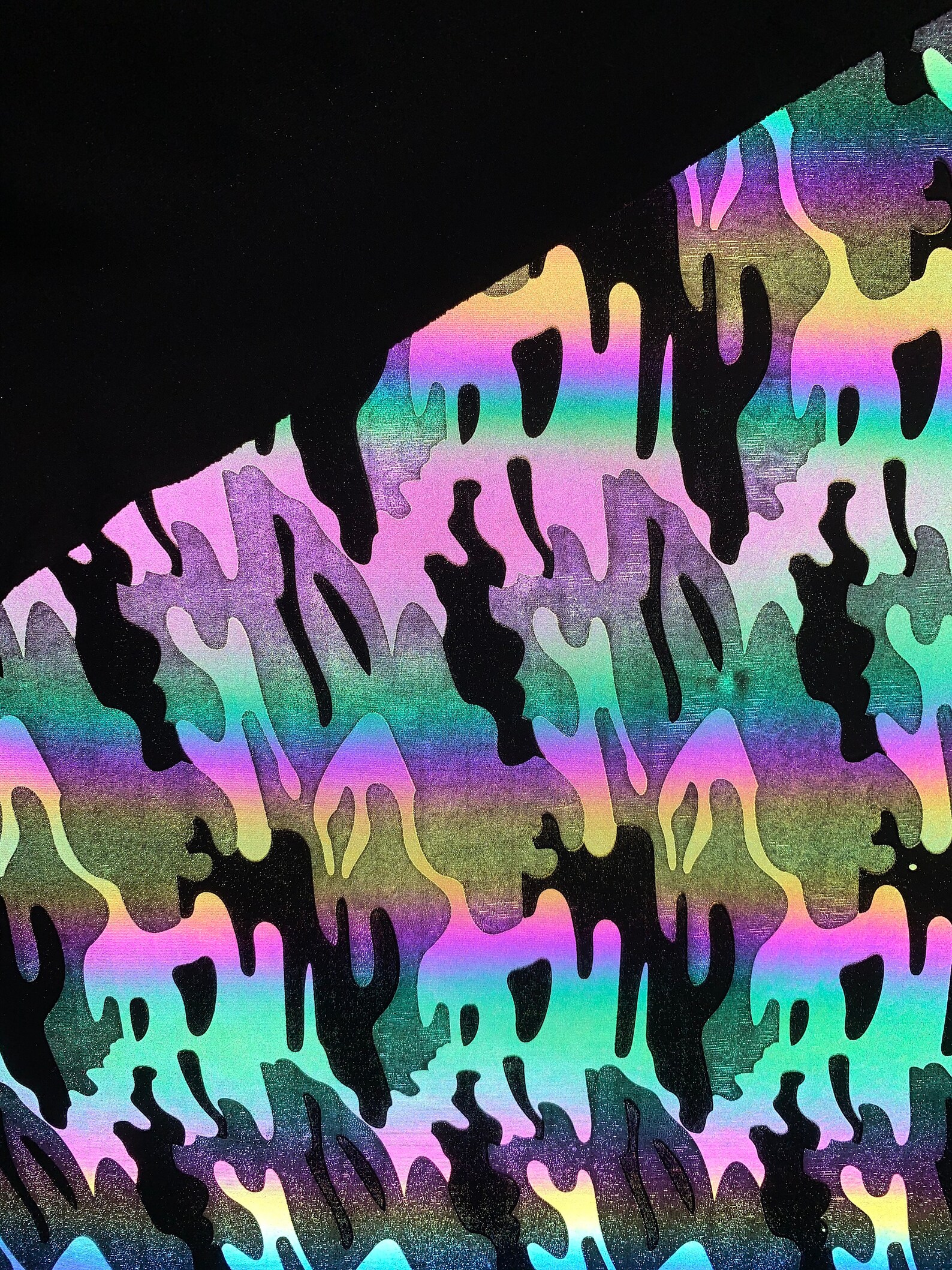 New Reflective Camouflage Design on Super Techno Heavy Fabric 2-way ...
