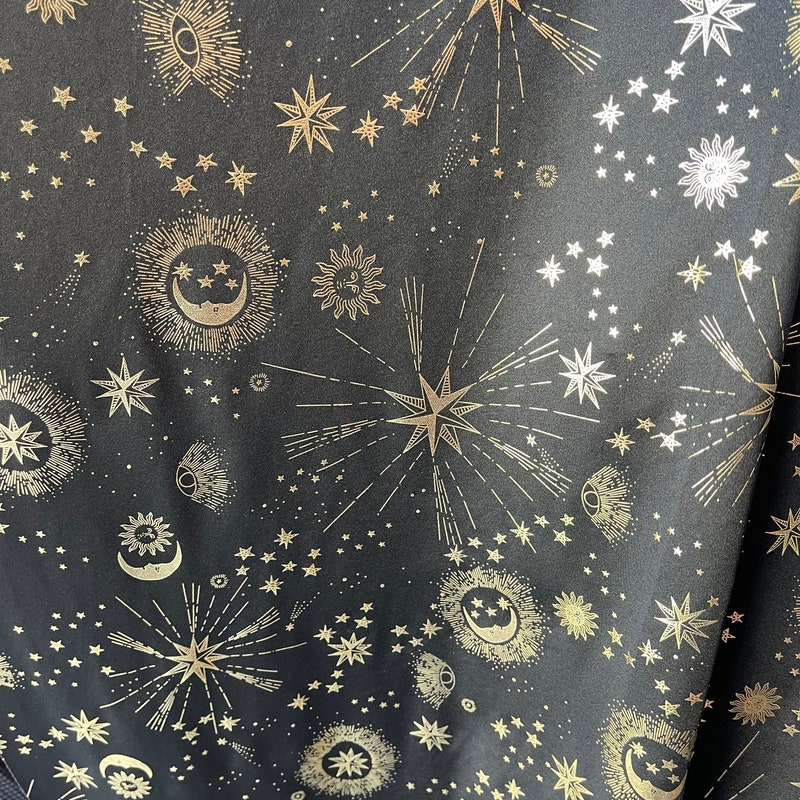 Silk Star Fabric - Etsy