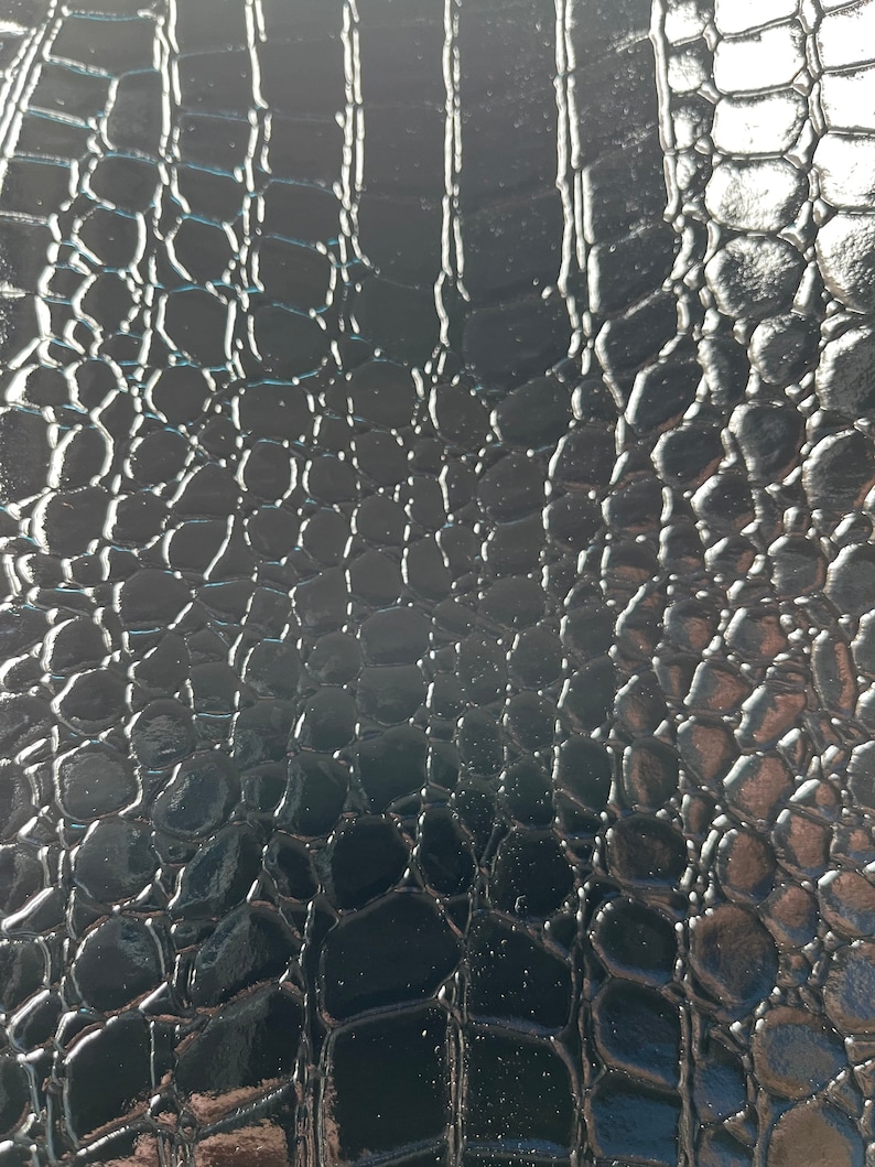 New Exotic Vinyl Crocodile Design Super Shiny Croc Skin Vinyl 55/56 ...