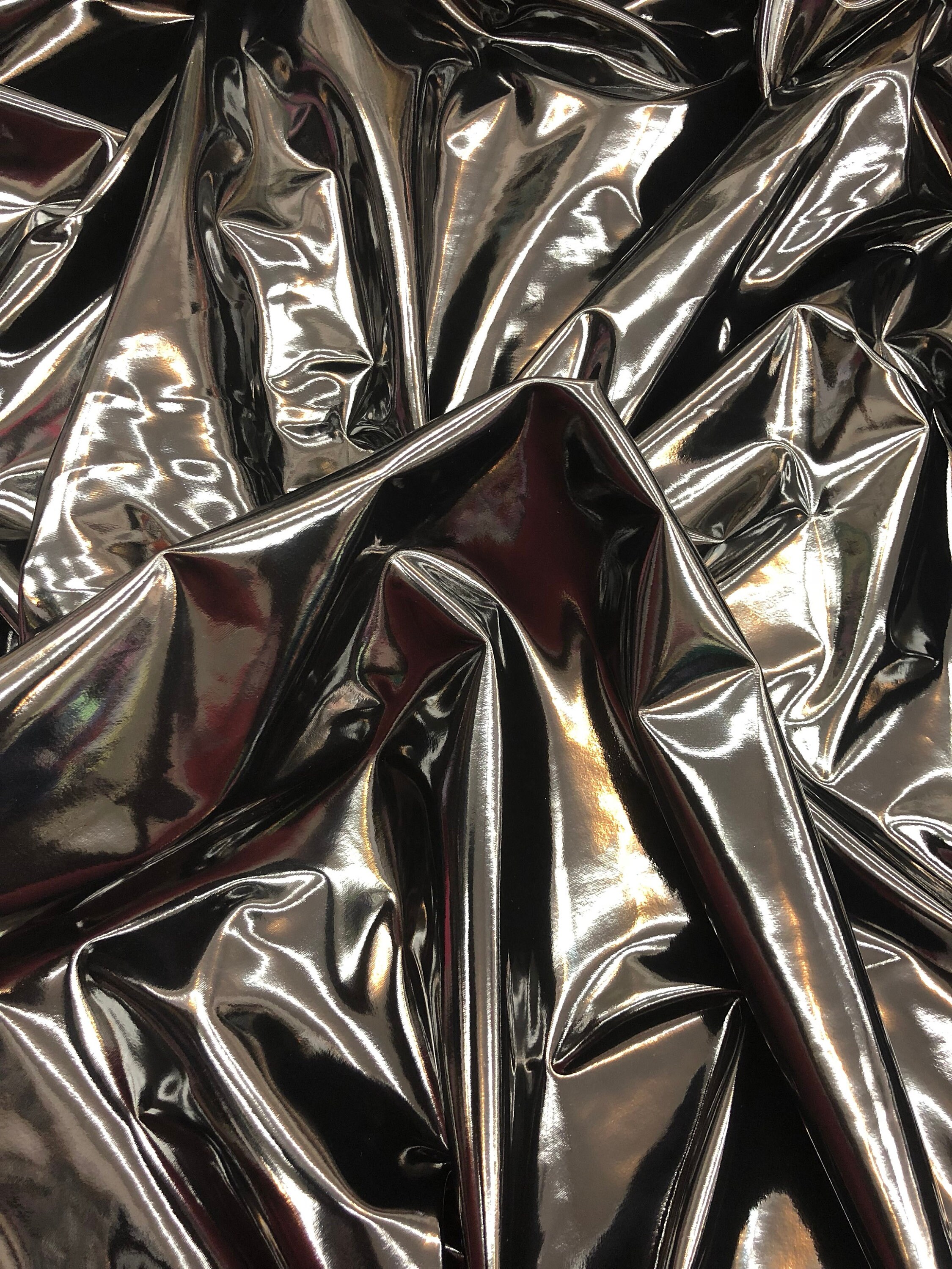 Shining Black Latex Vinyl 4way Stretch 58/60" Sold by the YD. Ships ...